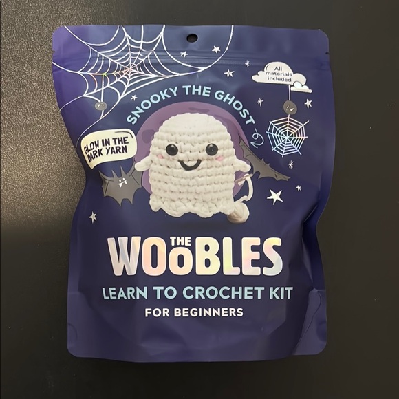 The Woobles | Art | New The Woobles Snooky The Ghost Crochet Kit | Poshmark
